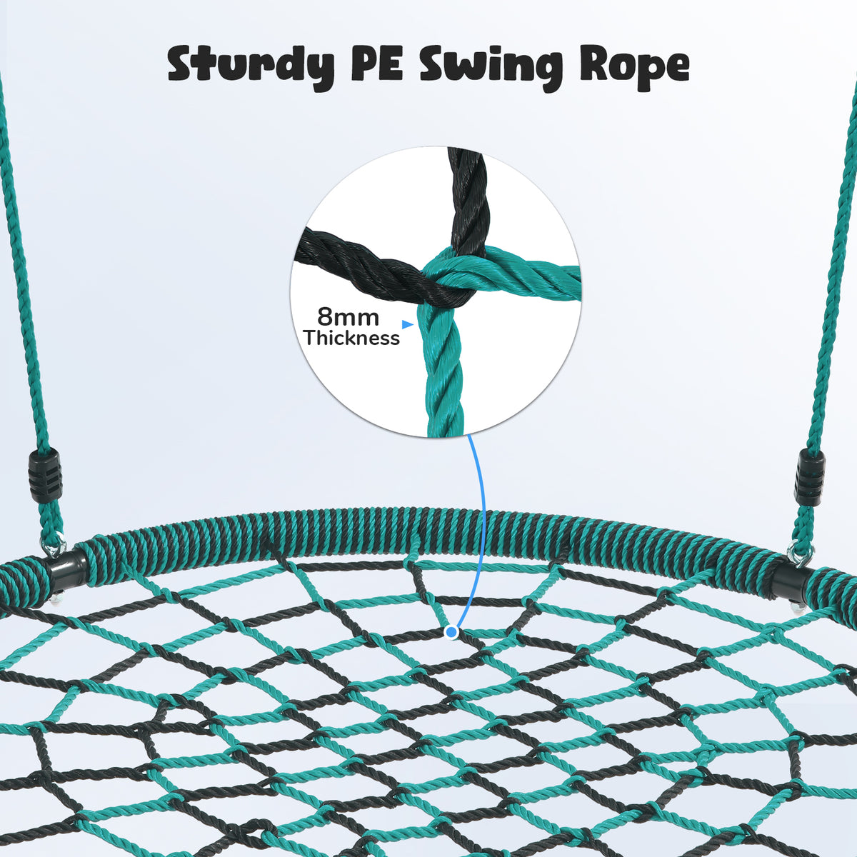 750 lbs 40" Spider Tree Swing for Kids and Adults Outdoor – Autojoy