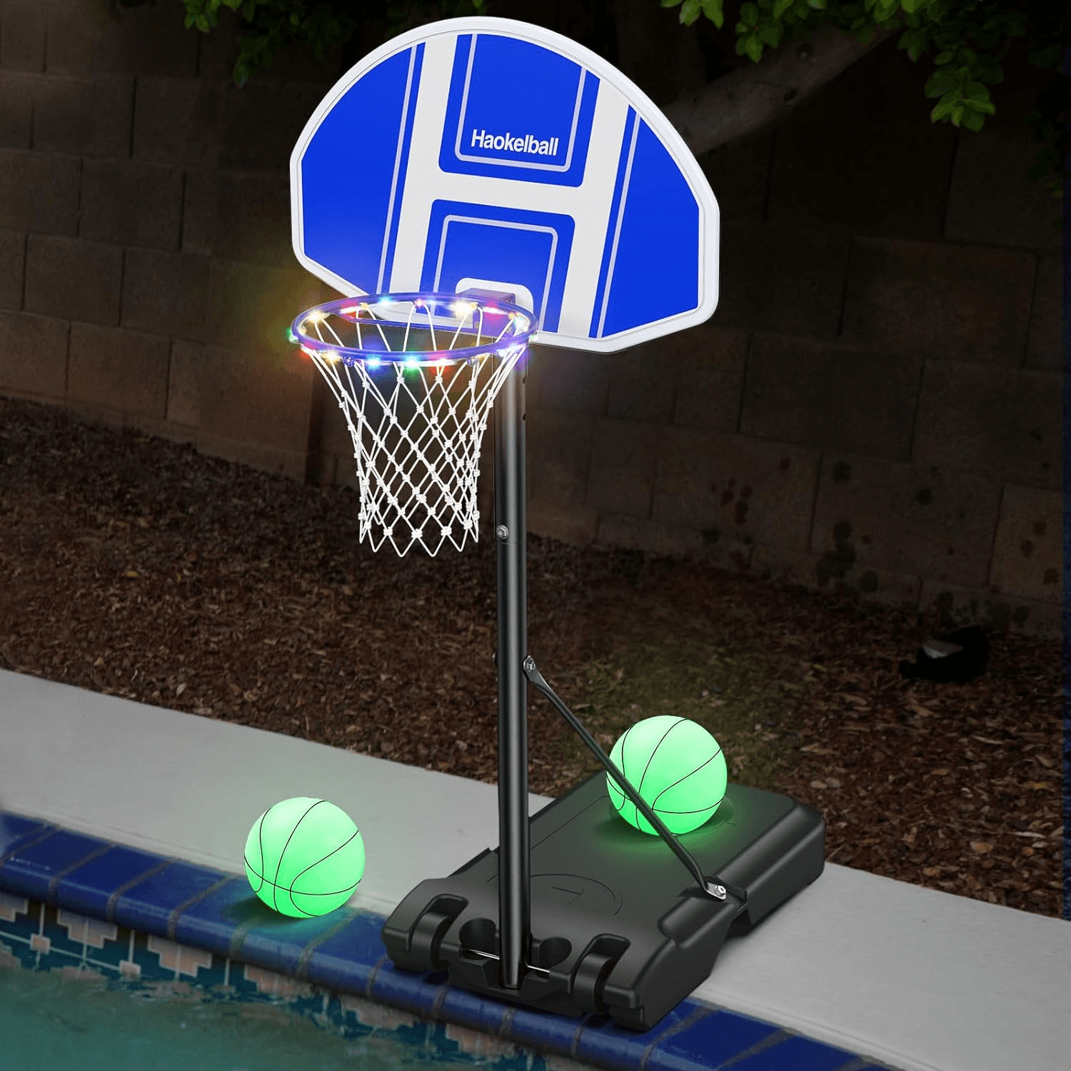 Poolside Basketball Hoop System Backboard Net – Autojoy