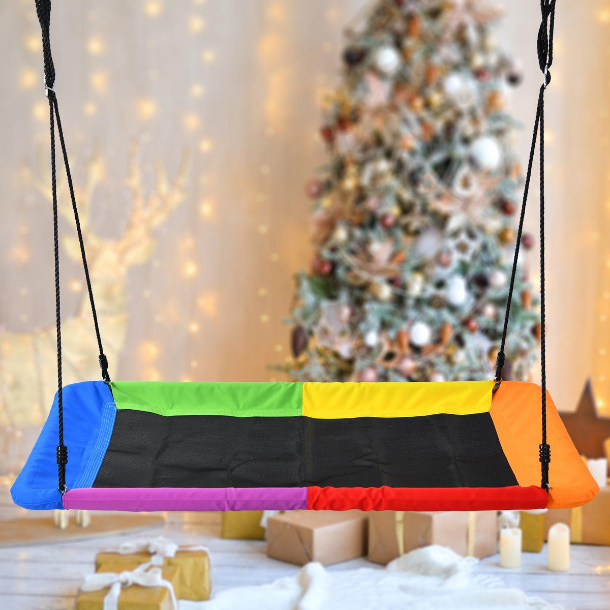 60*32 Inch Upgrade 900D Oxford Skycurve Platform Swing for Kids – Autojoy